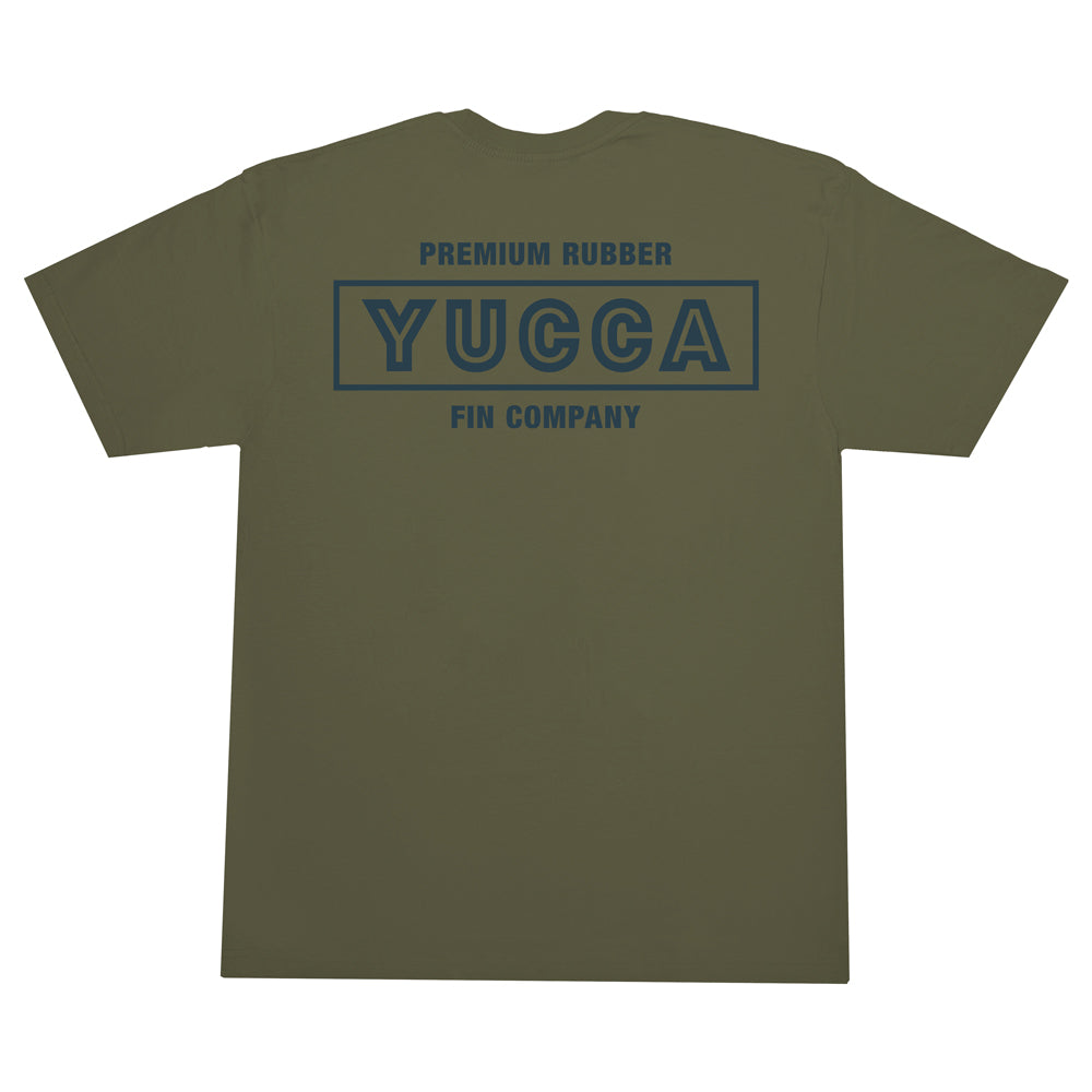 Yucca Box Men's T-Shirt - Olive – Yucca Fins