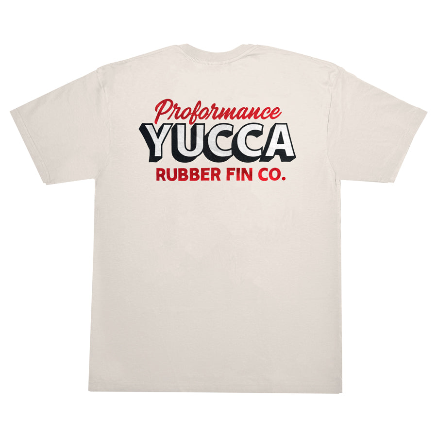 Yucca Proformance Men's T-Shirt - Cream – Yucca Fins