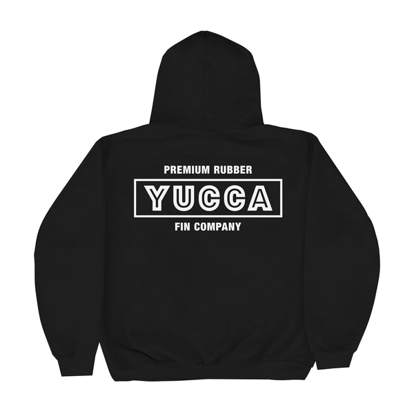 Yucca Box Unisex Hoodie - Black – Yucca Fins